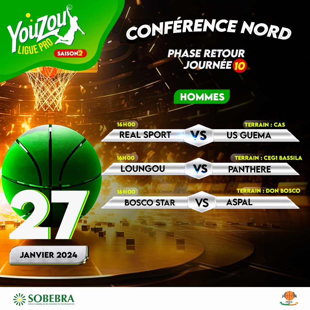 YouZou Ligue Pro : Affiches de la 10e journée - Matin Libre