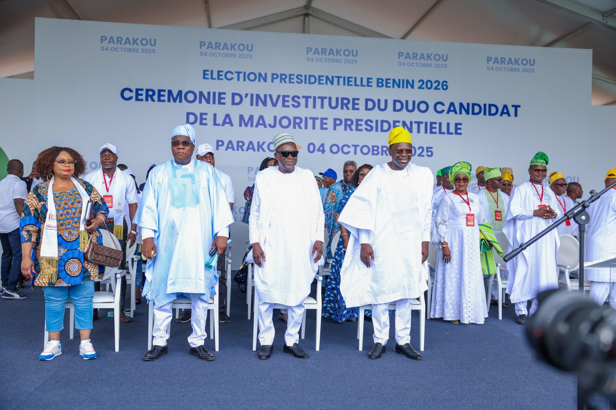 Présidentielle 2026 au Bénin: Le duo candidat Wadagni-Talata de la majorité présidentielle ...
