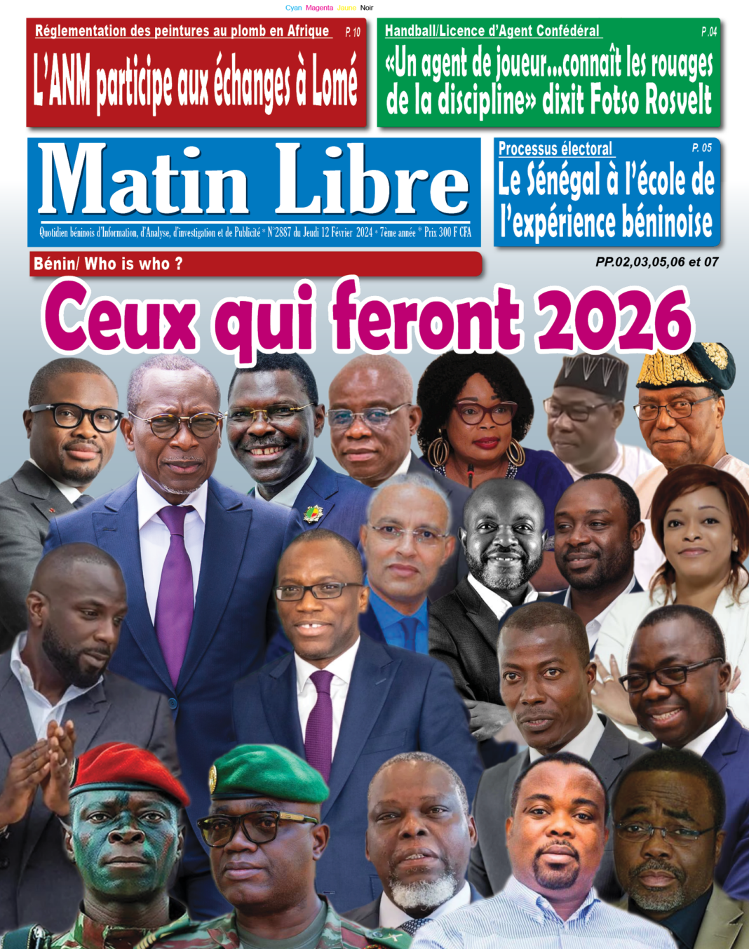 Who is Who ?: Ceux qui feront 2026 - Matin Libre
